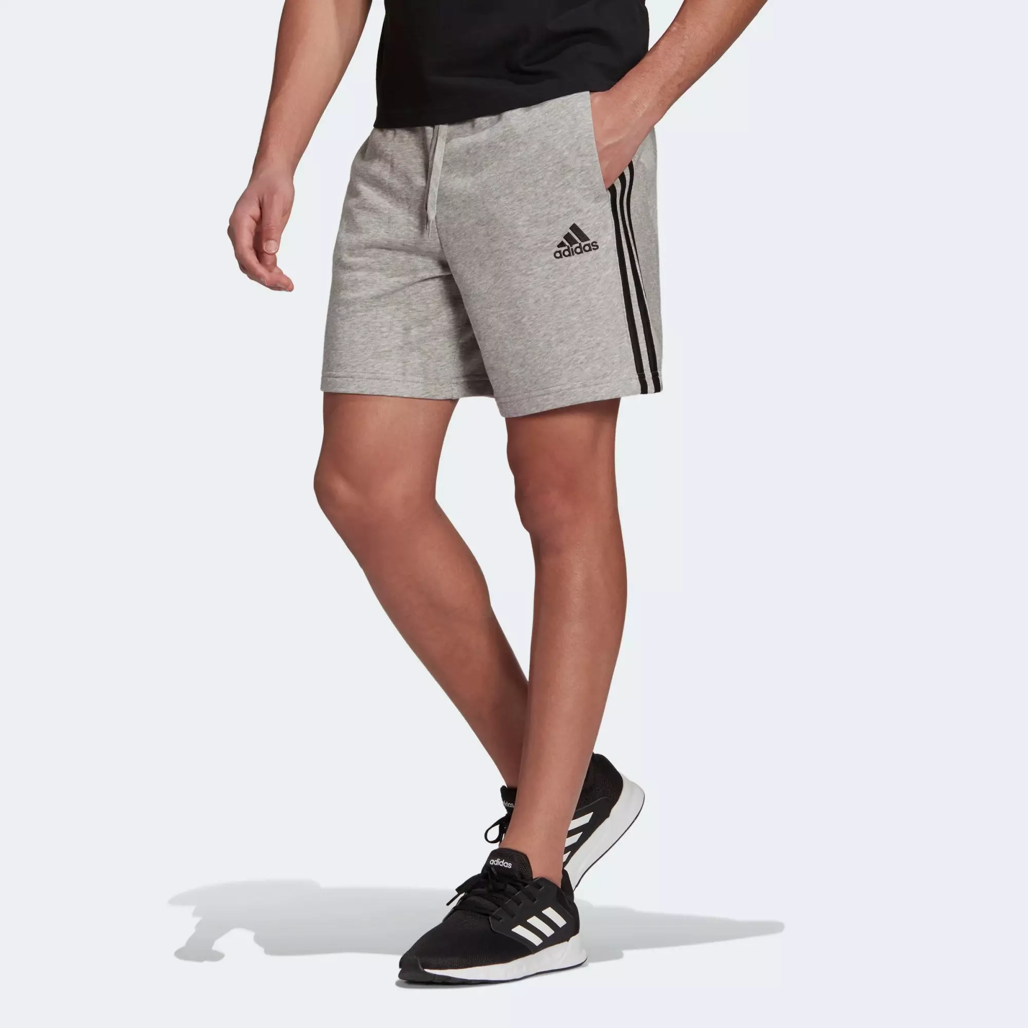 Adidas Muhimmancin Faransa Terry 3-Stripe Shorts