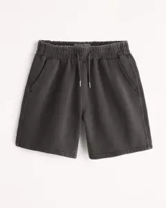 Shorts Relaxed Essenciais Abercrombie & Fitch