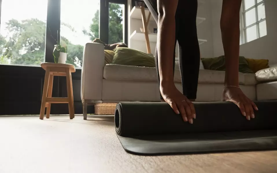 hvordan du rengjør yogamatten din