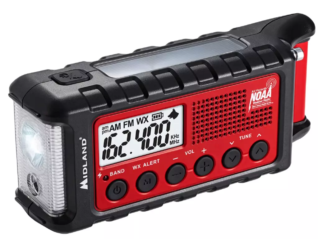 Radio d'urgence Midland ER310, meilleure radio d'urgence
