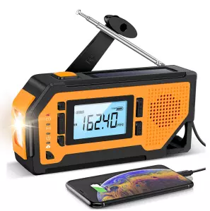 I-Aiworth Emergency Solar Hand-Crank Radio