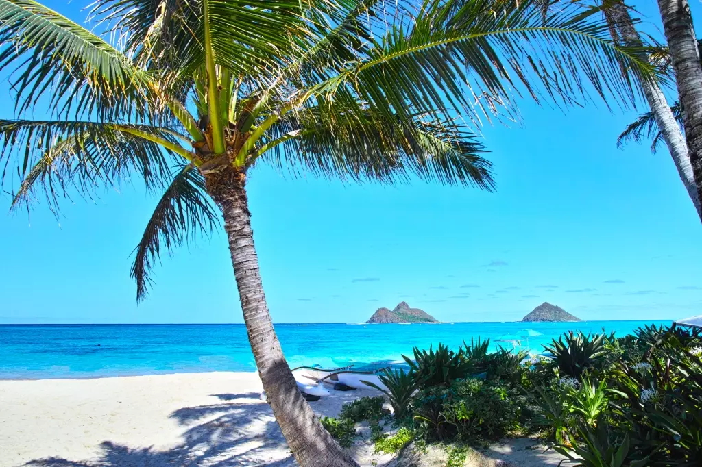 najbolj romantično mesto za snubitev je plaža Lanikai na Havajih