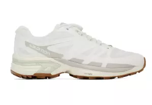 chaussures de randonnée salomon blanches