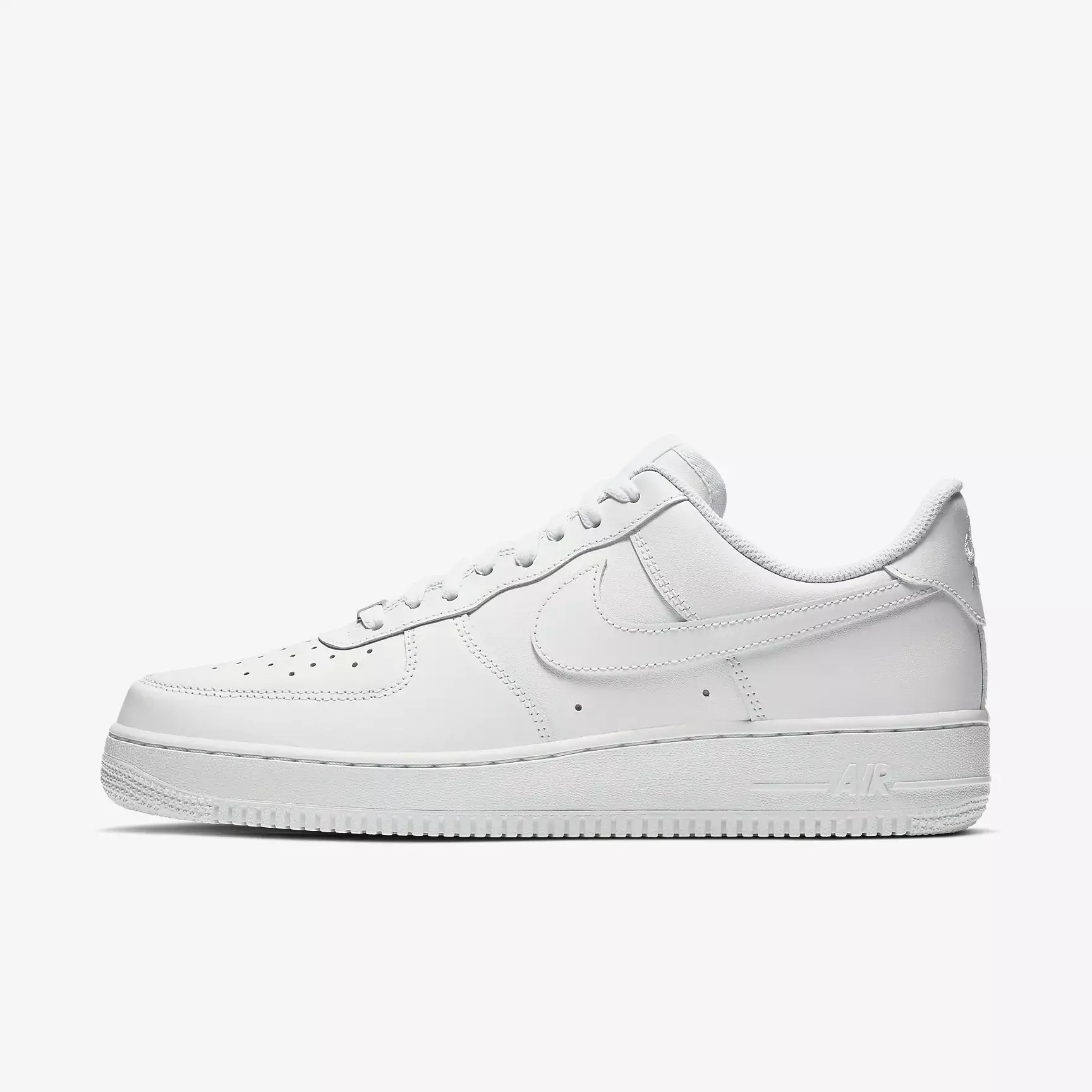 Καλύτερα ανδρικά λευκά αθλητικά παπούτσια Nike Air Force 1 ‘07