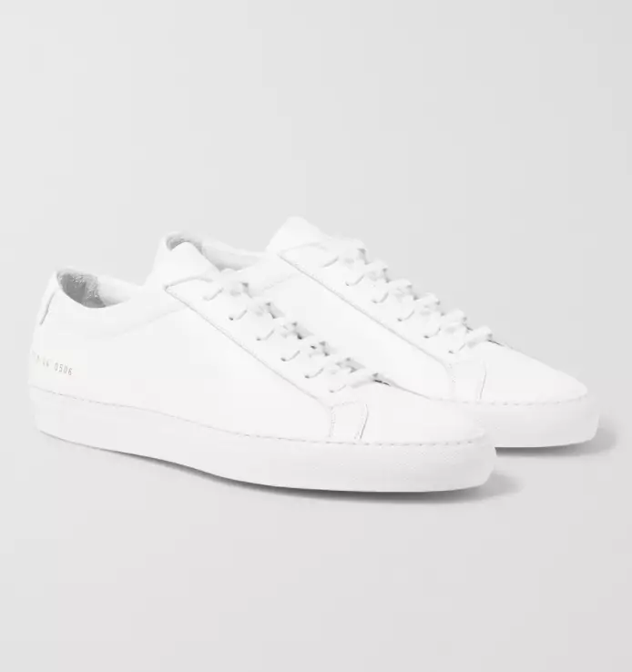Common Projects Πρωτότυπα Αχίλλειο Δερμάτινα Λευκά Αθλητικά Παπούτσια
