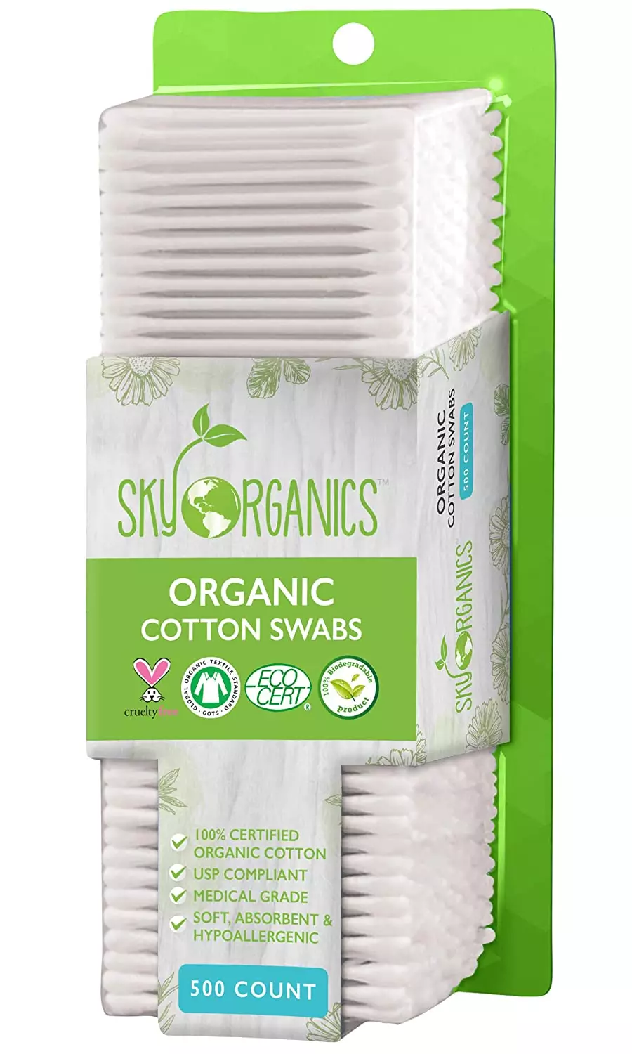 Sky Organics Bio Koteng Swabs