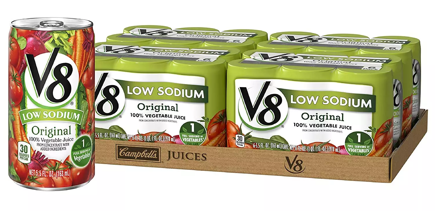 Succo di verdure V8, le migliori cure per i postumi di una sbornia