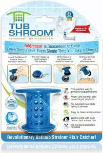 TubShroom Revolutionary Tub Drain Protector Cov plaub hau Catcher