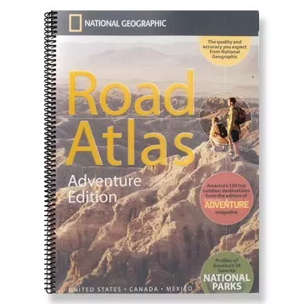 National Geographic Road Atlas – nuotykių leidimas