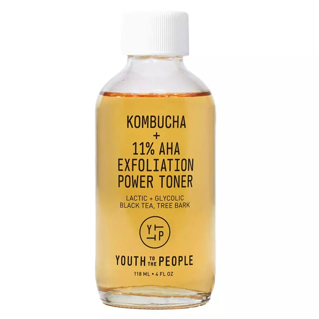 Vijana kwa Watu Kombucha + 11% AHA Exfoliation Power Toner