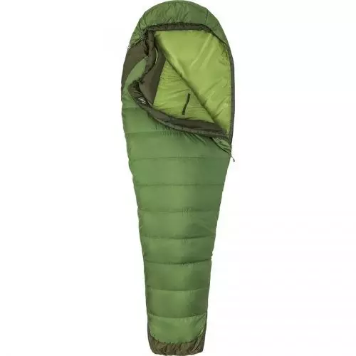syntetisk dungrön sovsäck från Marmot Trestles