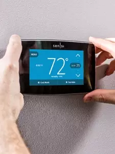 Emerson Sensi Bata Smart Thermostat Touchscreen