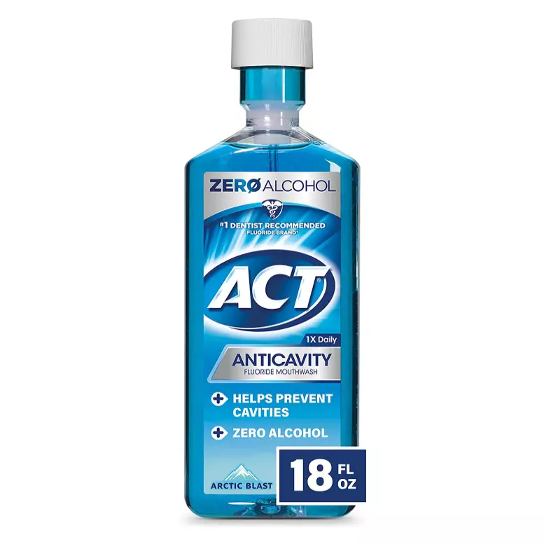 ACT Zero Alcohol Anticavity Fluoride Mouthwash; ນໍ້າຢາລ້າງປາກ fluoride ທີ່ດີທີ່ສຸດ