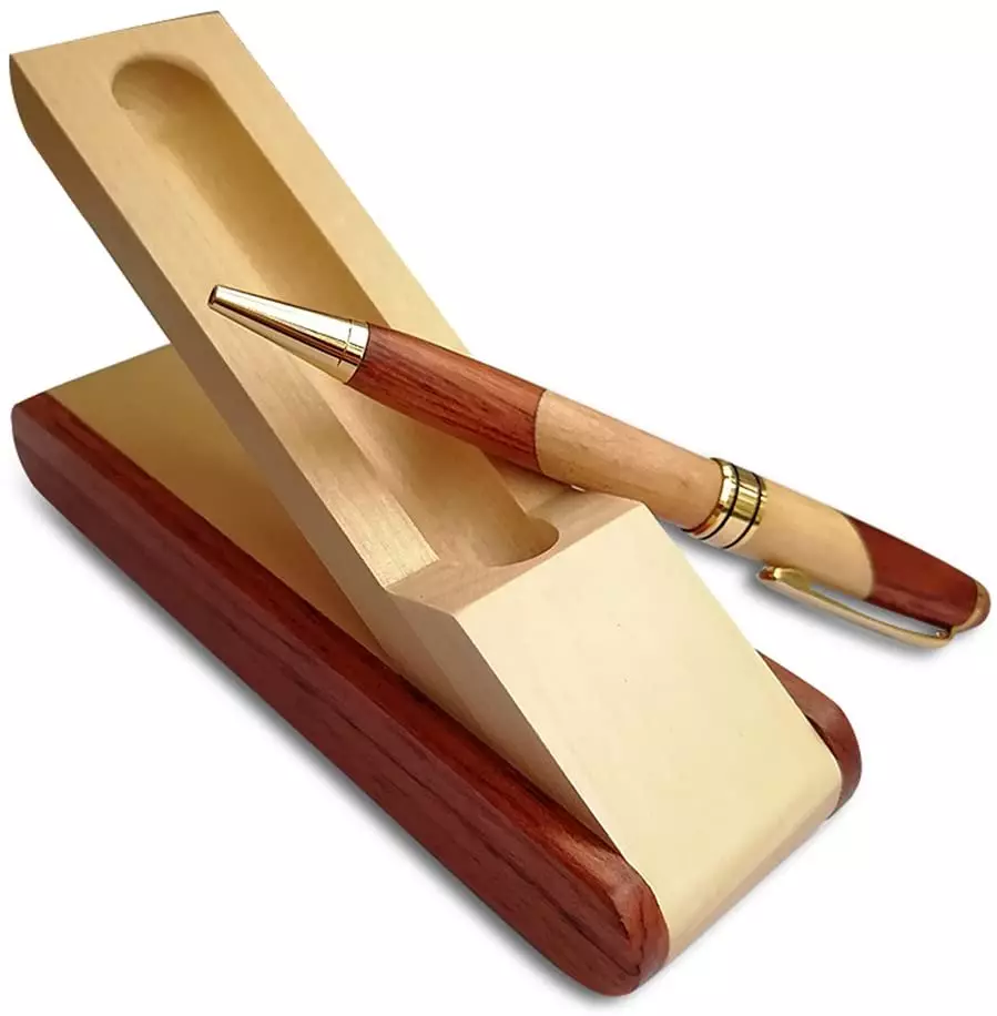 Renawe Luxury Wooden Ballpoint Pen; kayan ofis masu sanyi