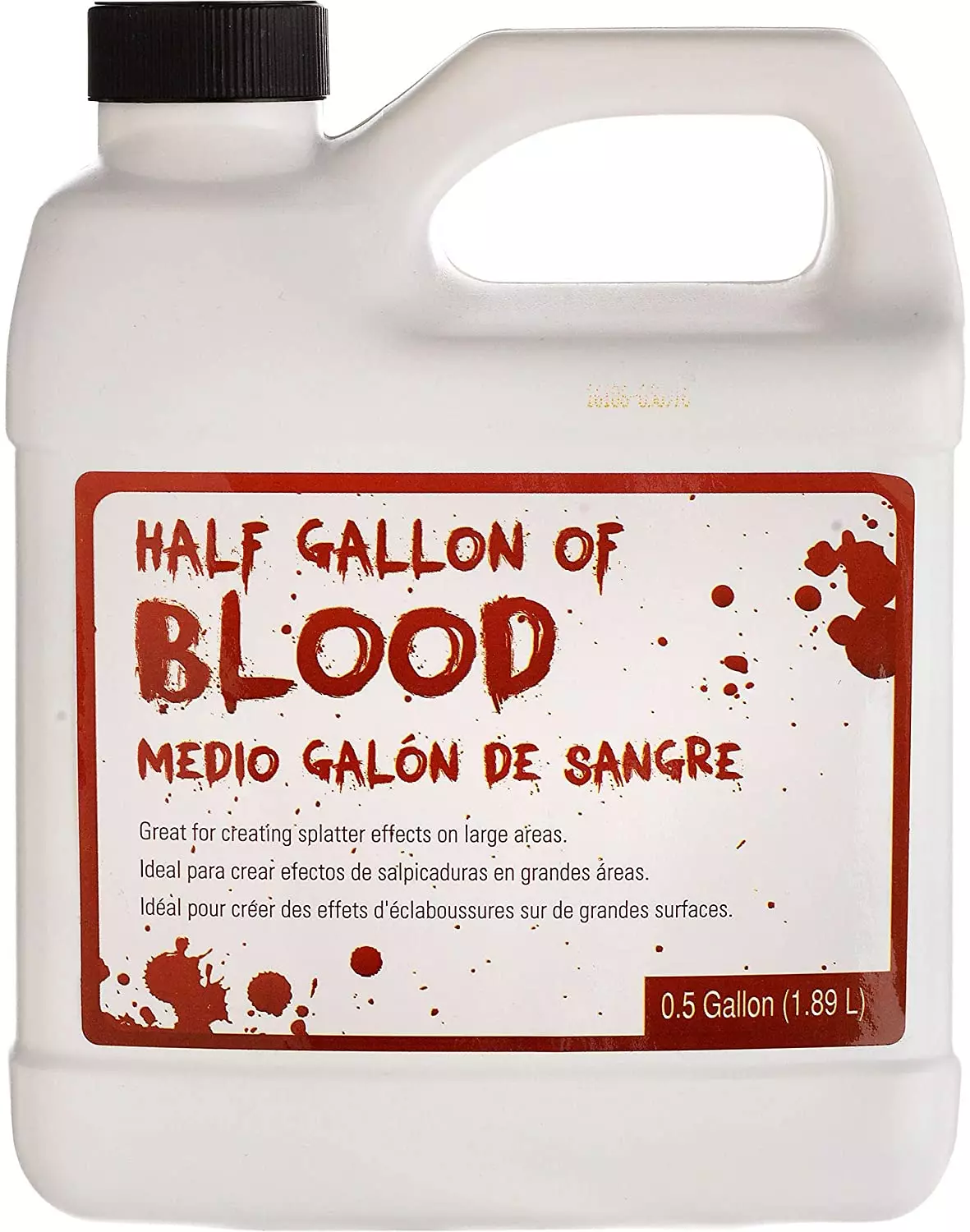 نصف جالون من الدم الأحمر المزيف ، الدم المزيف