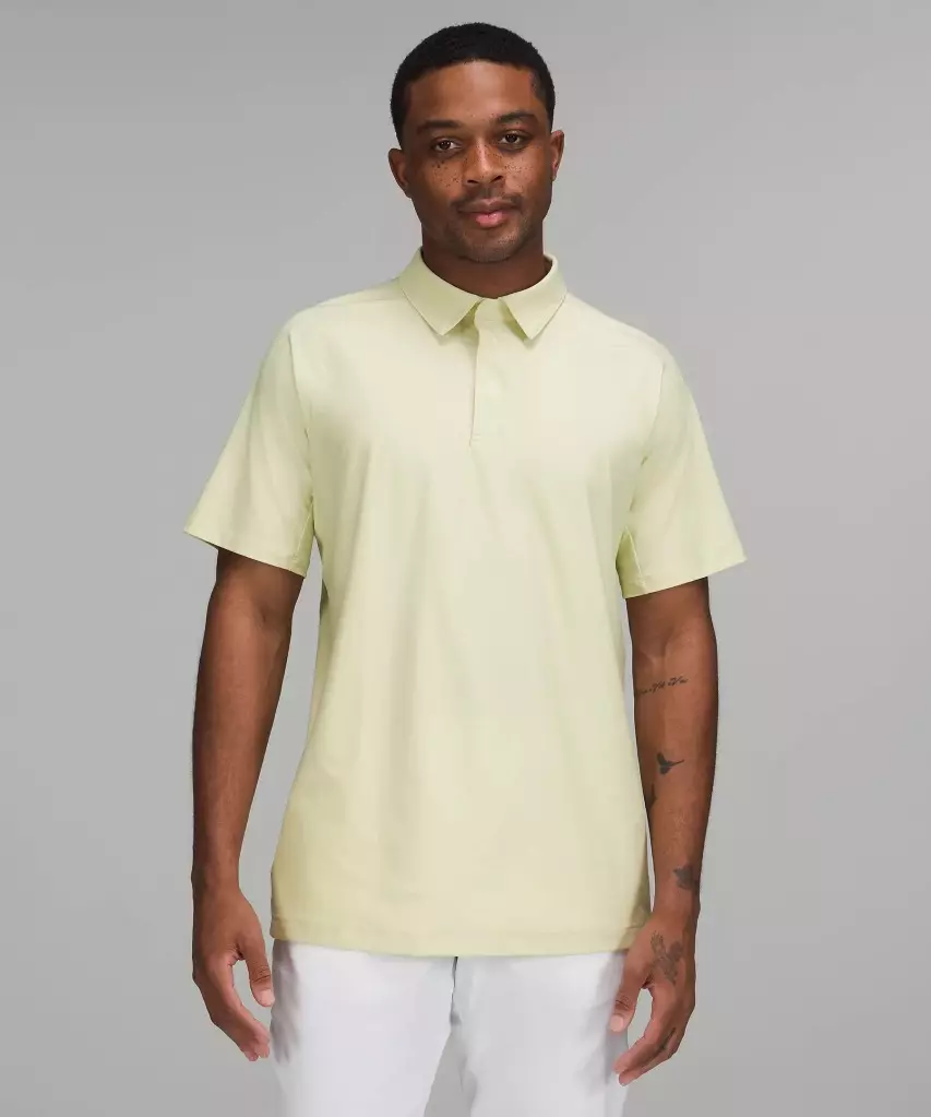 рубашка поло для гольфа lululemon стрейч, летняя коллекция lululemon
