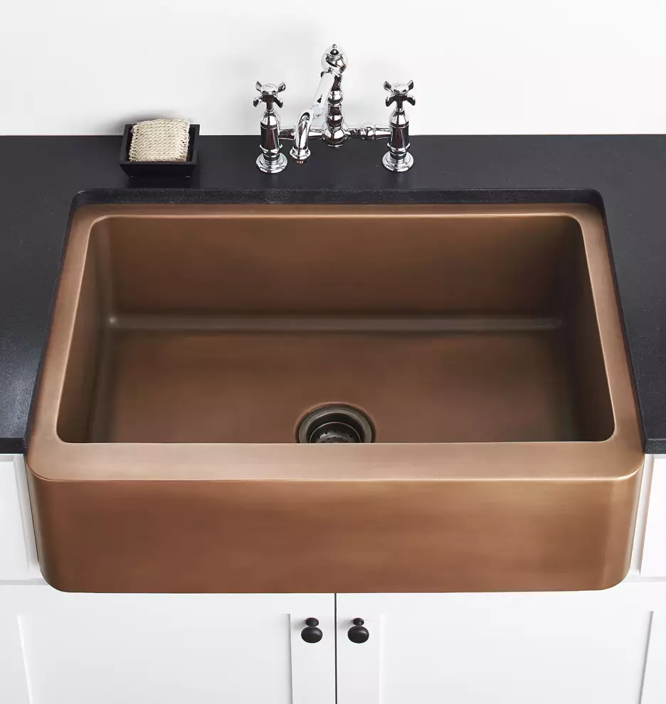 Rejuvenation Kupferschürze Front Sink