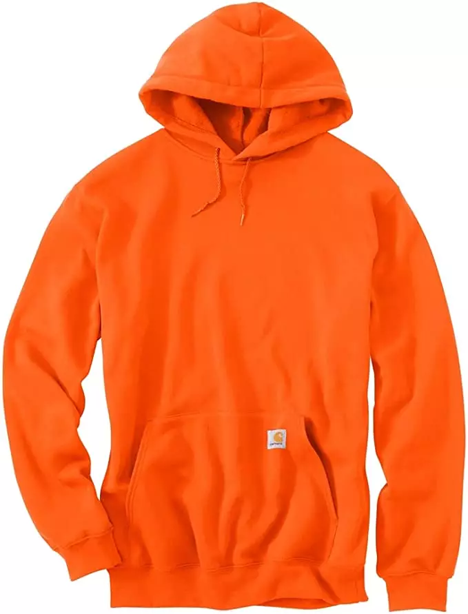 carhartt oranssi huppari