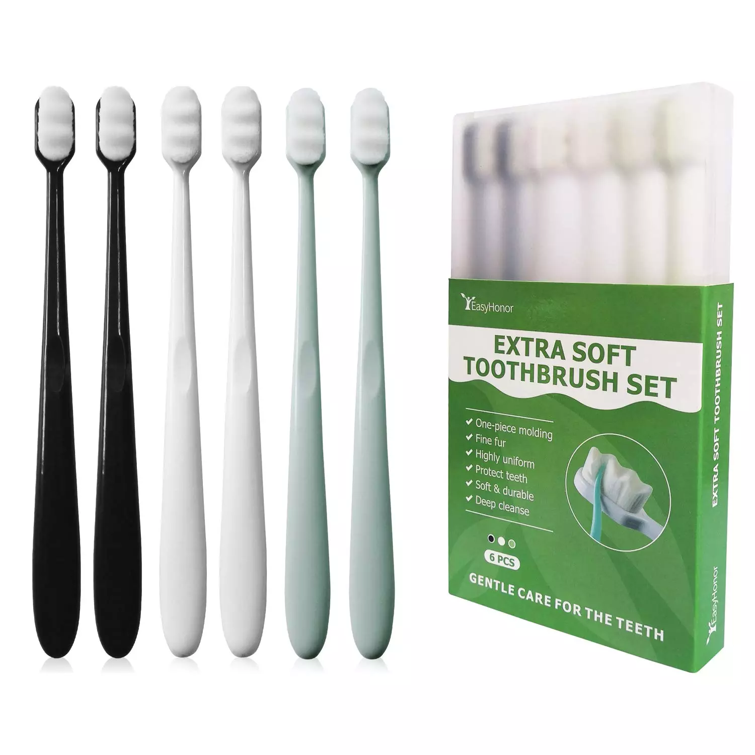 I-EasyHonor Extra Soft Toothbrush