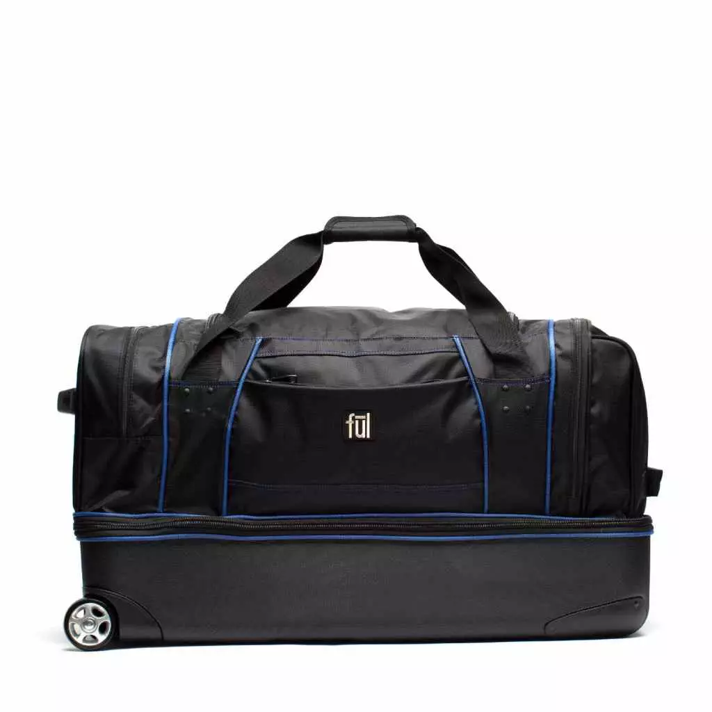 черная спортивная сумка, сумки для багажа