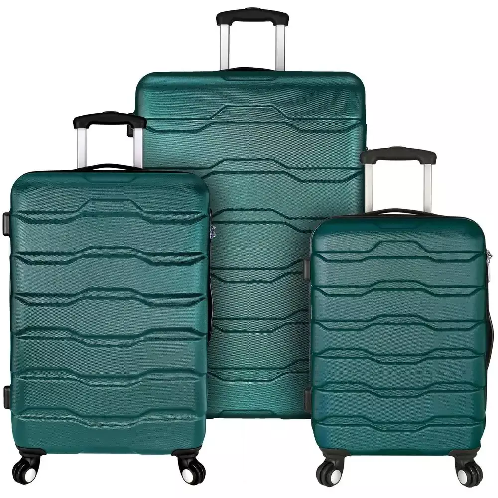 Omni sinivihreä matkalaukkusarja