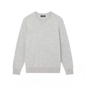 Semento nga gray Naadam Ang Kinahanglanon nga $75 Cashmere Sweater