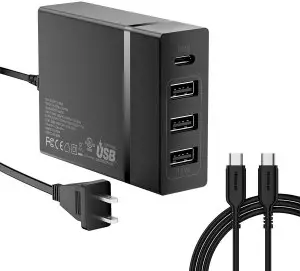 Neteck 4-Port 72W USB Wall Charger