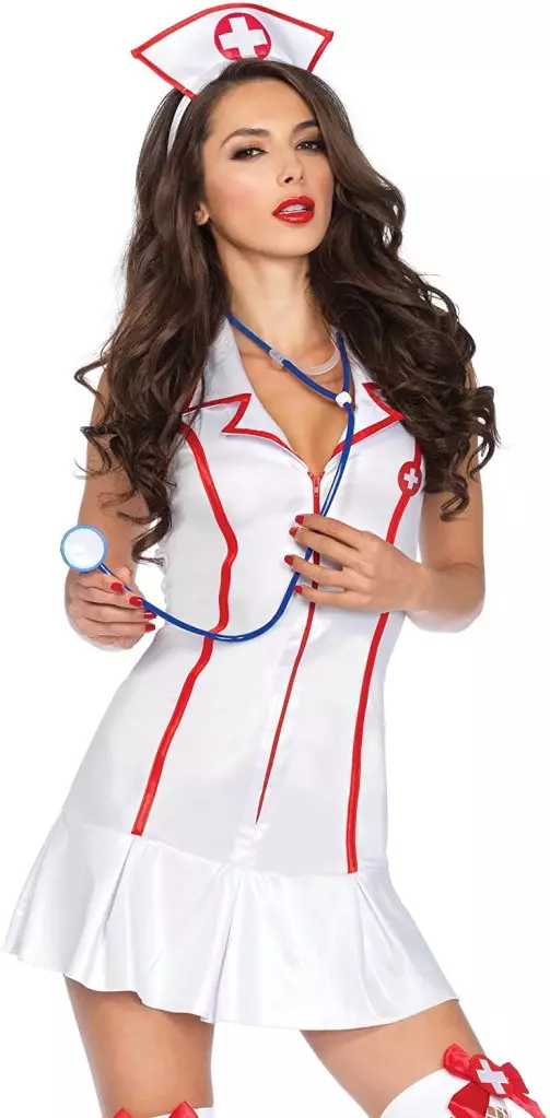 Trodijelni ženski kostim glavne medicinske sestre Leg Avenue