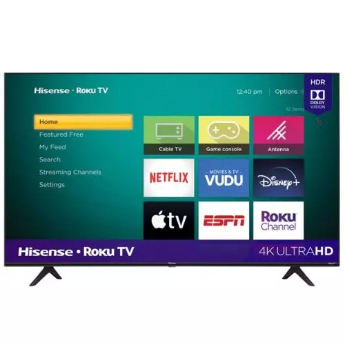 Hisense 58 hazbeteko 4K Roku Smart TV