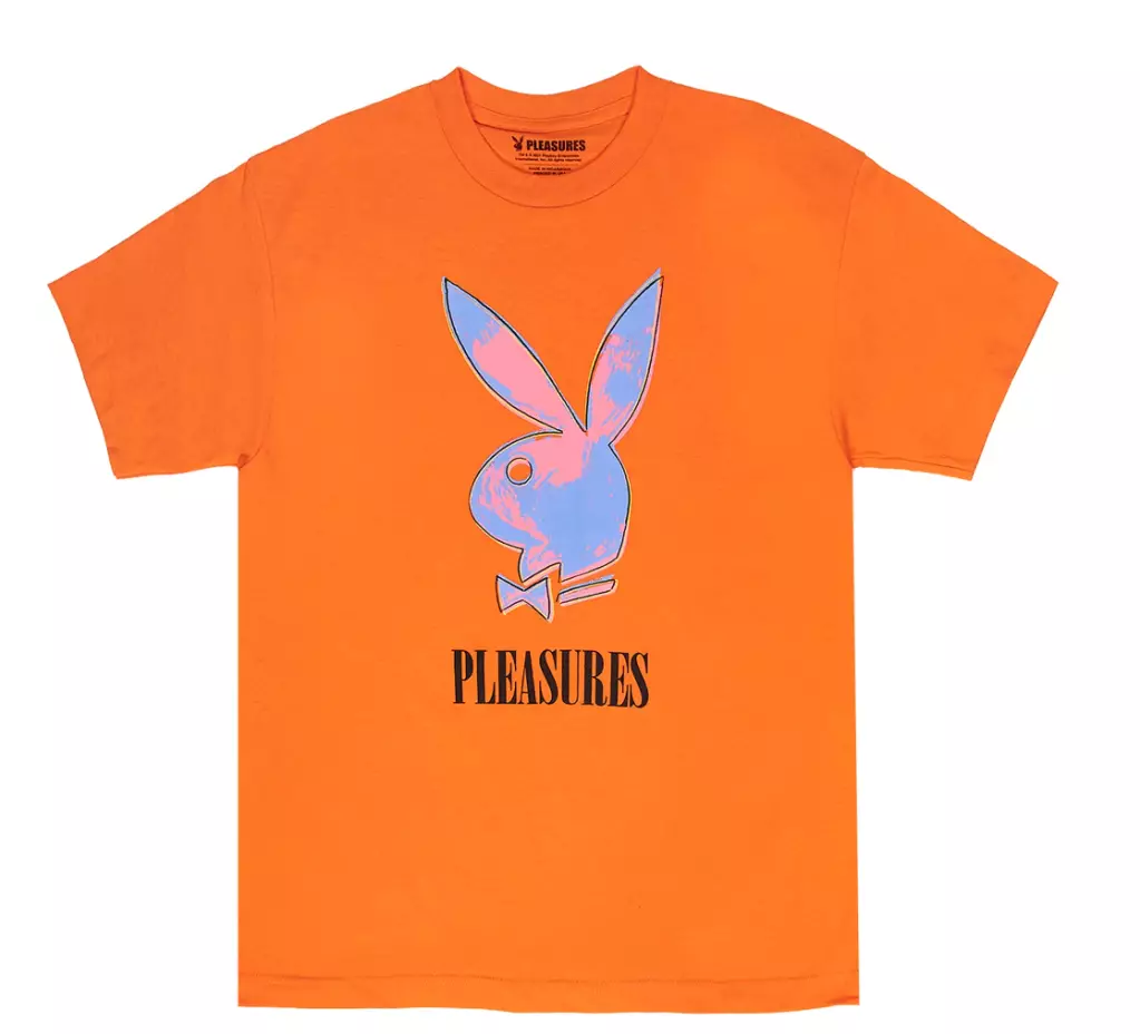 Playboy x Pleasures पप आर्ट टी-शर्ट