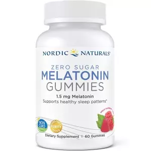 Gummie Nordic Naturals s nulovým obsahom cukru a melatonínom