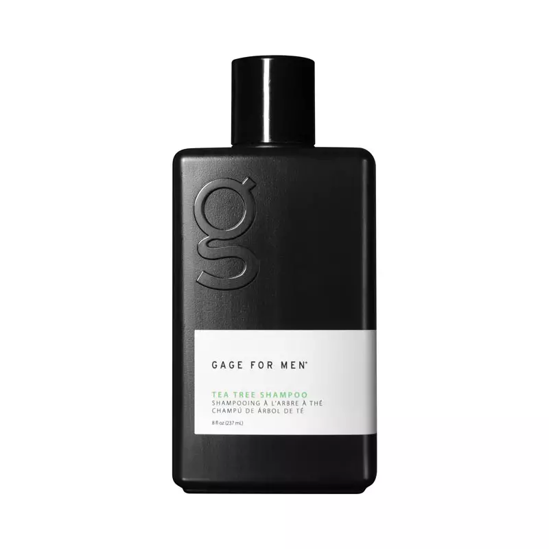 Gage for Men Tea Tree Shampoo ដប 8 អោន; សាប៊ូកក់សក់ល្អបំផុតសម្រាប់បុរស