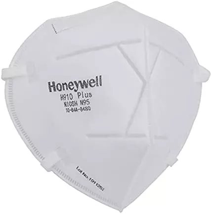 Diogelwch Honeywell DF300 H910P N95 Anadlydd Tafladwy Flatfold - Blwch o 50