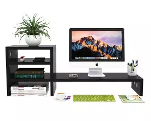 stalo lentynos monitoriaus stovas