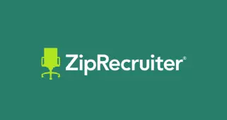 ZipRecruiter-logo, waar u gratis vacatures kunt plaatsen