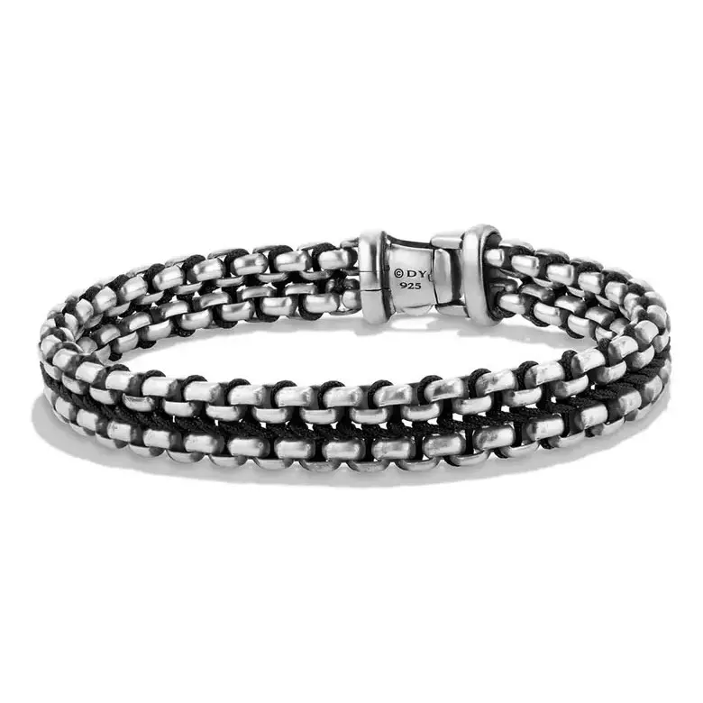 ডেভিড Yurman বোনা বক্স চেইন ব্রেসলেট