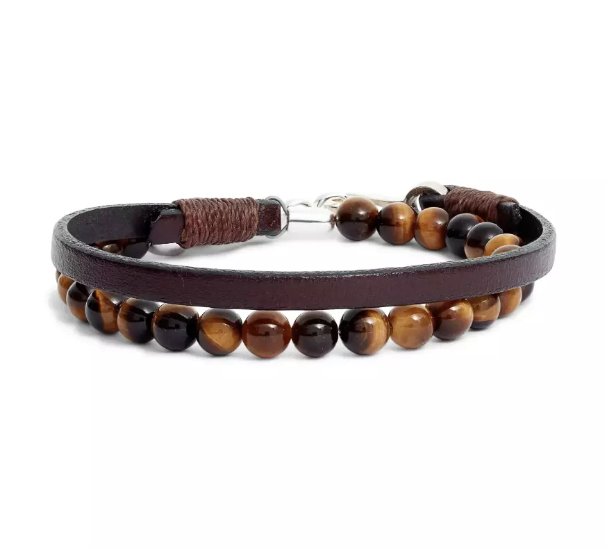 caputo and co pulsera apilada para hombre