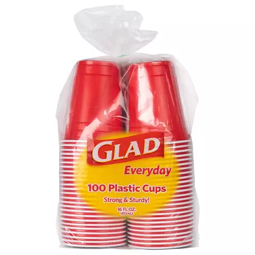 Puikūs kasdieniai vienkartiniai plastikiniai puodeliai