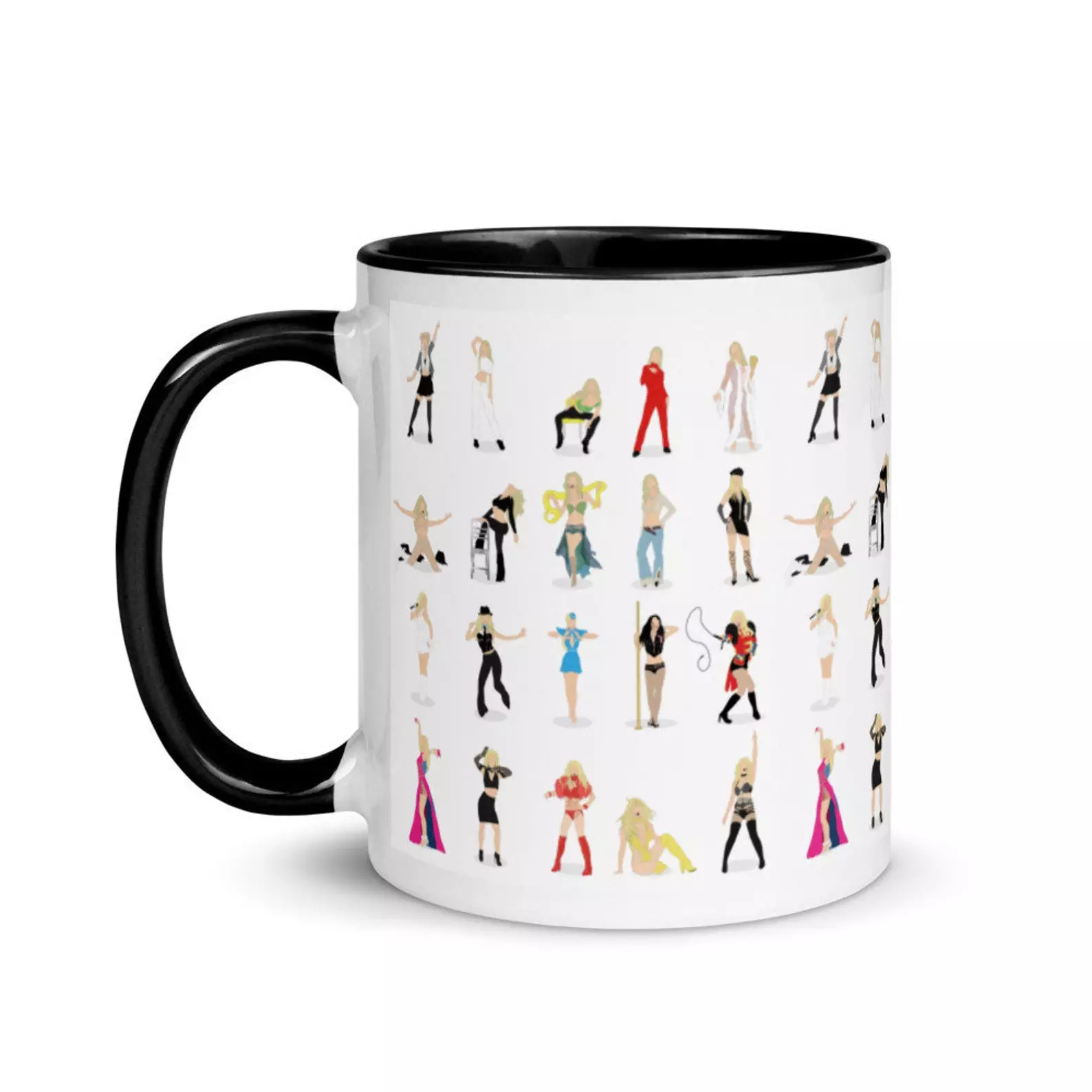 Mug Illustrat ta' Britney Spears