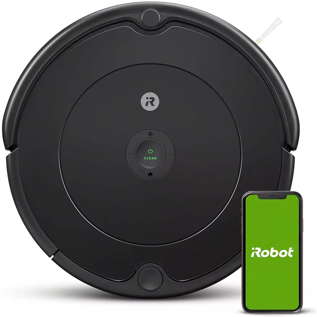 iRobot Roomba 694 Roboter Vakuum-Wi-Fi Konnektivitéit, Gutt fir Hausdéieren Hoer, Teppecher, haarde Buedem, Selbstänneg Opluedstatiounen