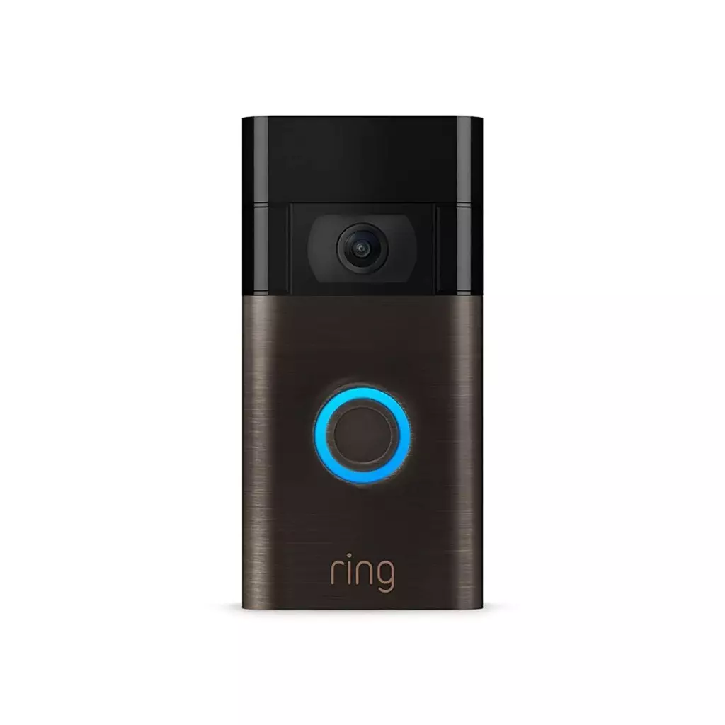 Roll iwwer Bild fir ze zoomen Ring Video Doorbell - Neist Generatioun, 2020 Verëffentlechung - 1080p HD Video, verbessert Bewegungserkennung, einfach Installatioun - Venetian Bronze
