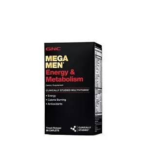 Supplément énergétique et métabolique GNC Mega Men Amazon