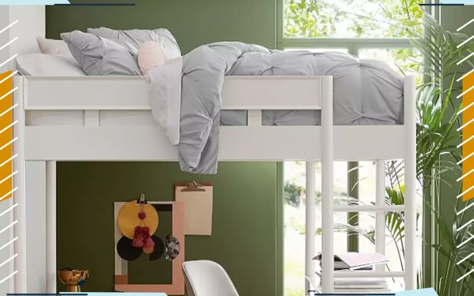 West Elm Mid-Century Loft Bed