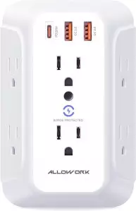Allowork Outlet Extender Surge Protector