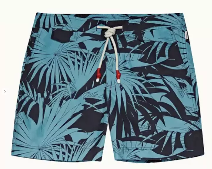 Orlebar Brown Cerulean Palmetto Mid-Length Swim Shorts