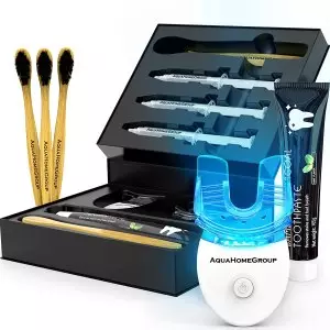 Aquahomegroup charcoal toothpaste kit, best charcoal toothpaste