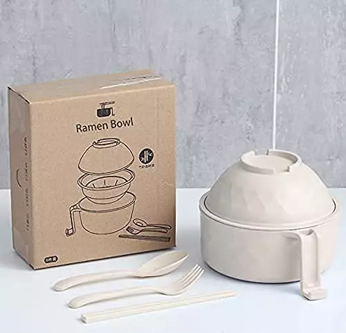 tazón de ramen de regalos de dormitorio