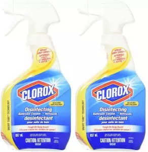 Spray désinfectant Clorox, comment nettoyer un rideau de douche