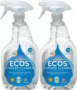 hoe douchegordijn ecos cleaner schoon te maken