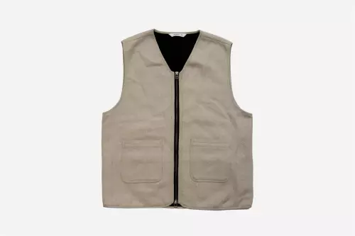 3Sixteen Zip Front Vest メンズ 秋ファッションガイド